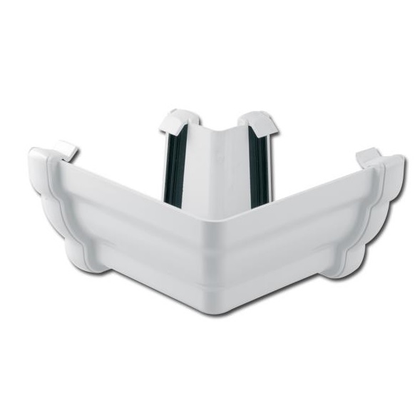 Ogee 90 Deg External Angle | PVC Gutter | Faster Plastics