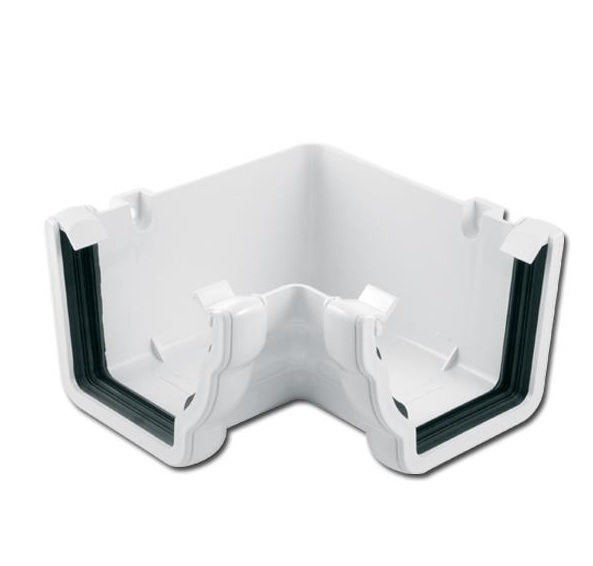 Ogee 90 Deg Internal Angle | PVC Gutter | Faster Plastics