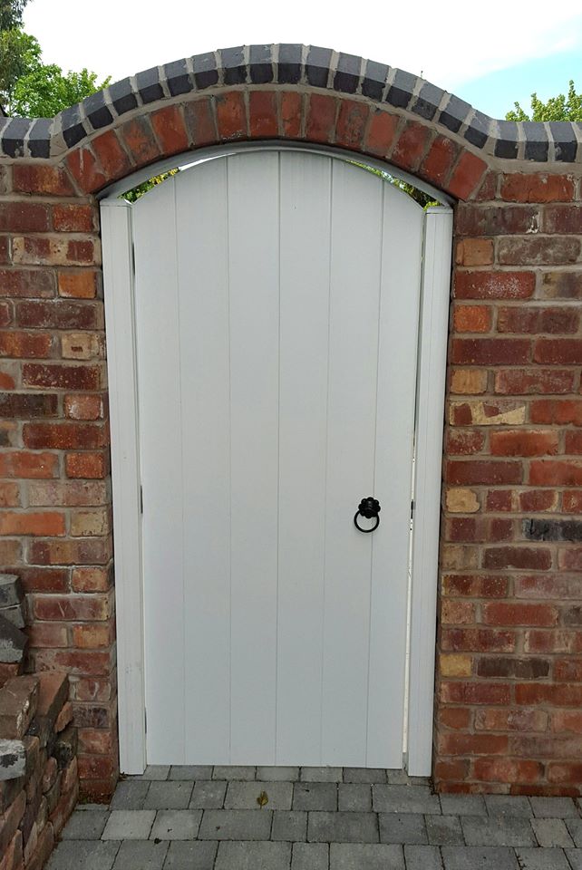 PVC Side Gate (Arch Top) - Faster Plastics PVC Gates | Arch Top Gate ...